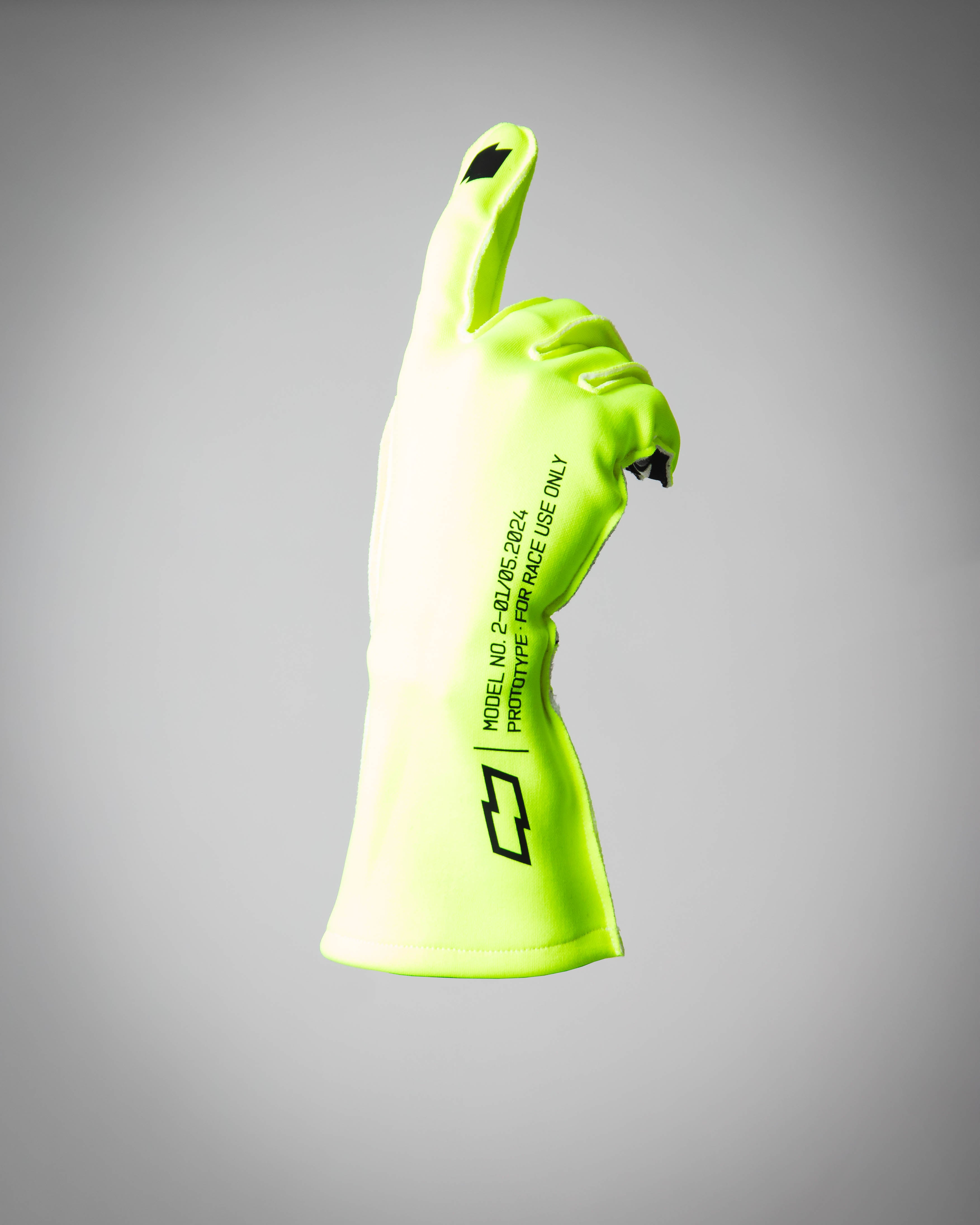 Fluro Yellow Race Gloves | OFFSET Sport